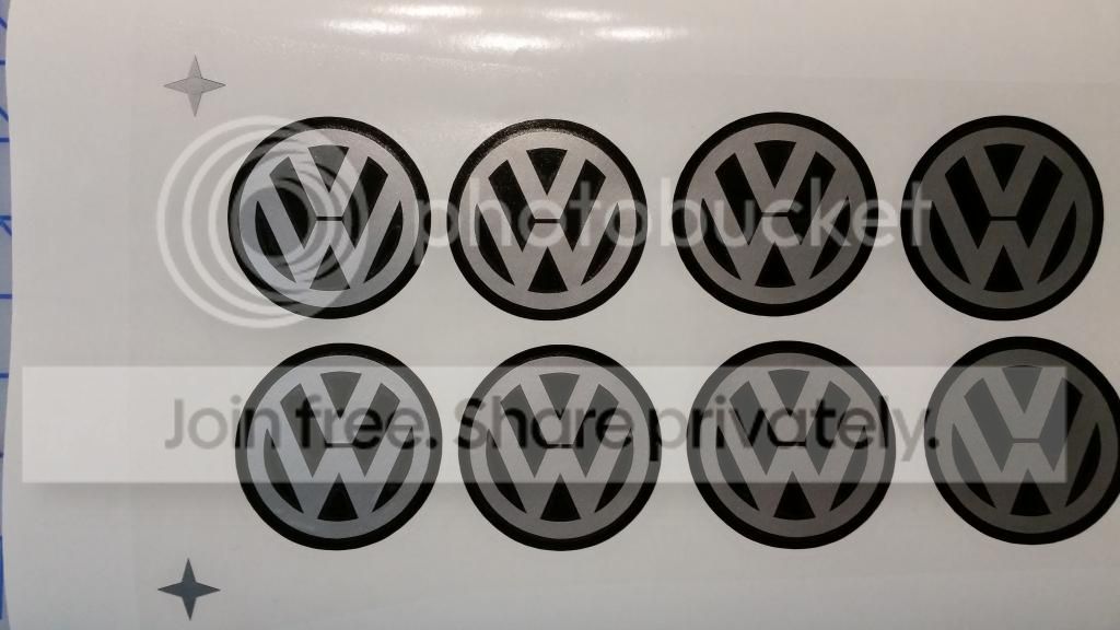 custom vinyl center cap decals | VW Vortex - Volkswagen Forum